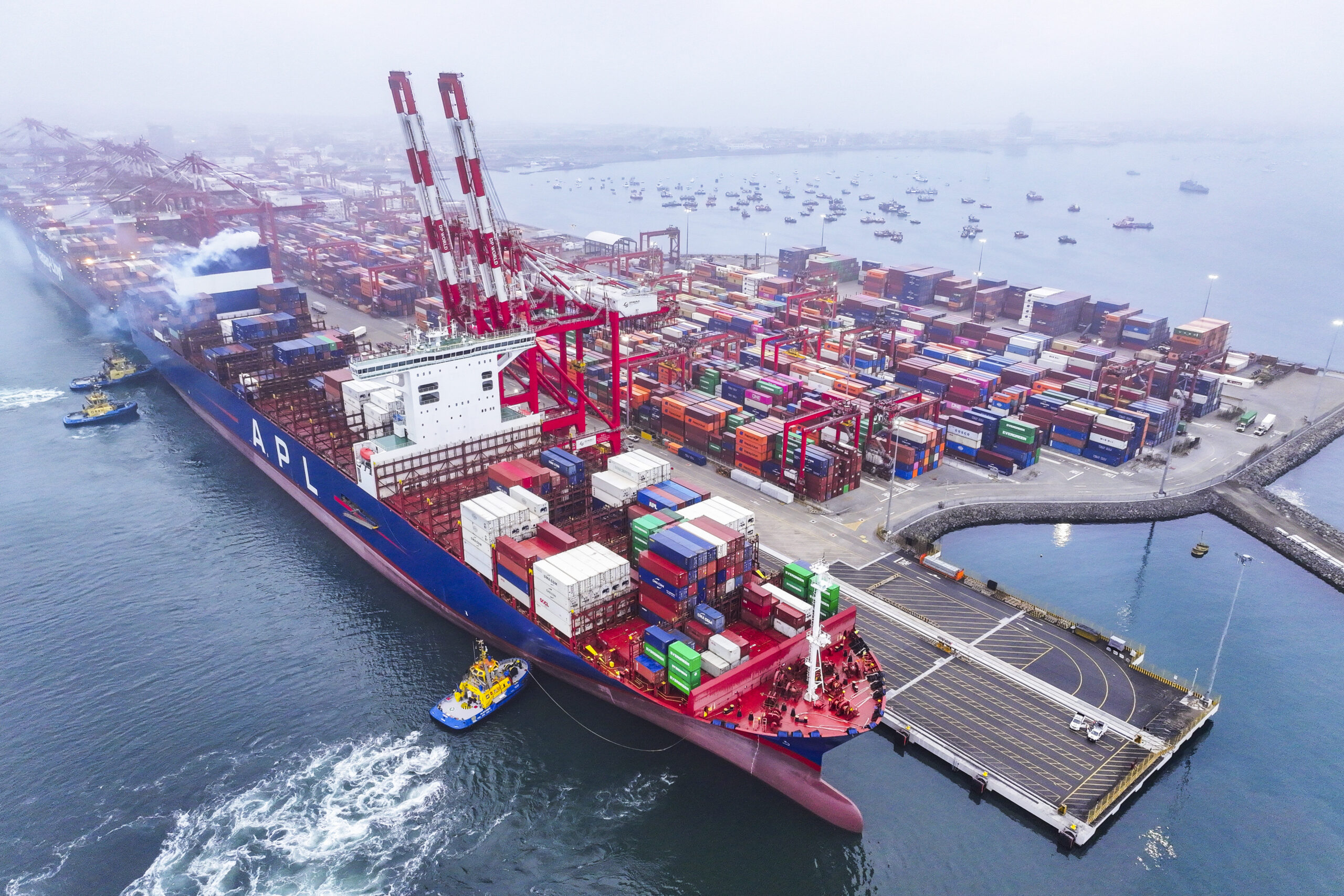 DP World vuelve a hacer historia: recibe al buque con mayor capacidad ...